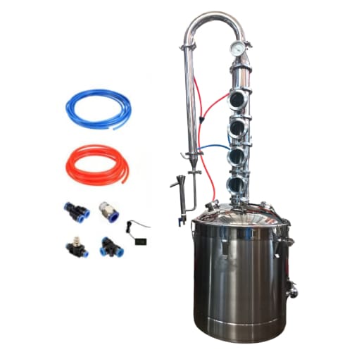 Distillique - 100L column still - 4inch 4 plate stainless