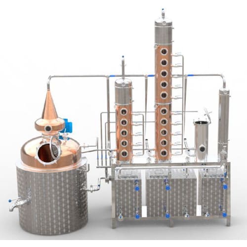 Distillique - 400L multi-column premium copper still